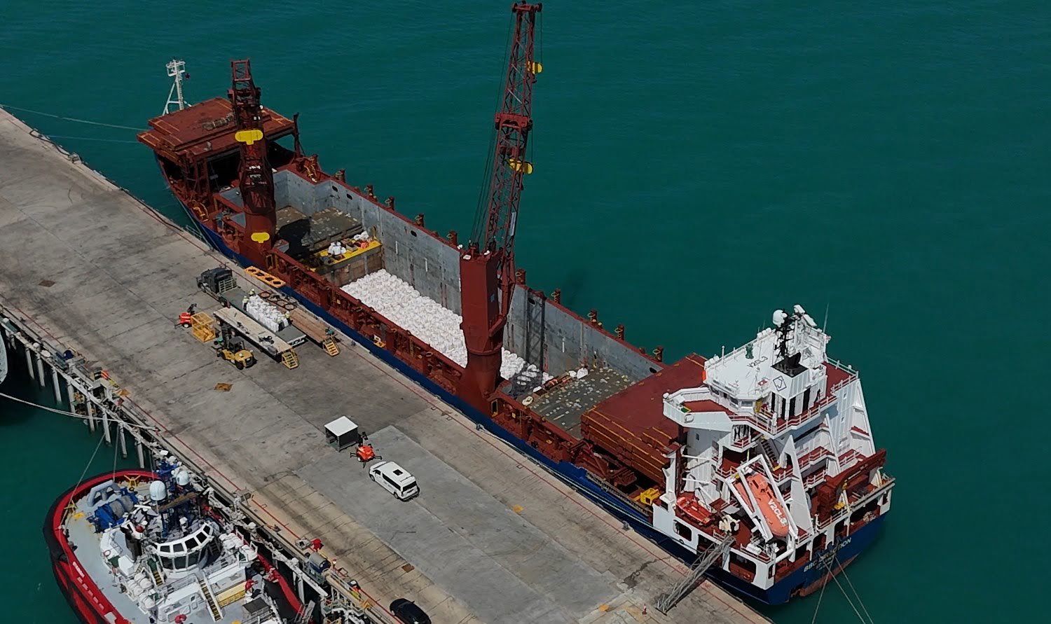 Kimberley Mineral Sands First Shipment | Kimberley Ports Authority